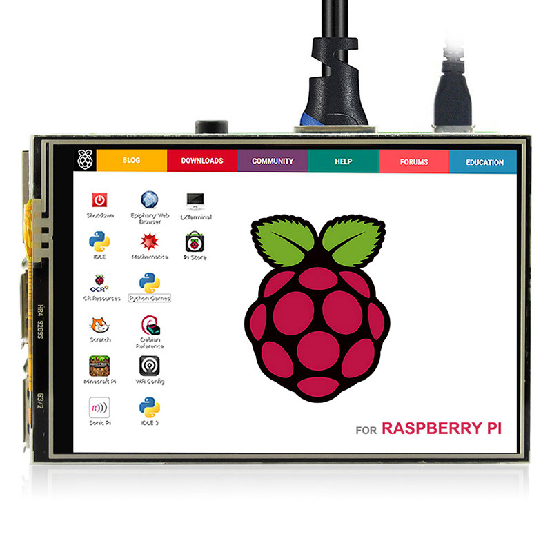 3.5 Inch 480x320 TFT Display with Touch Screen for Raspberry Pi:Elecrow ...