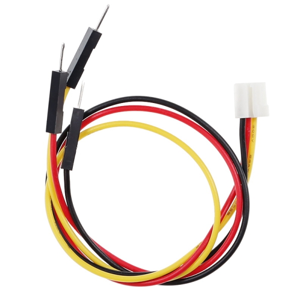 3 Pin Crowtail to Male Splittable Jumper Wire(5 pcs）