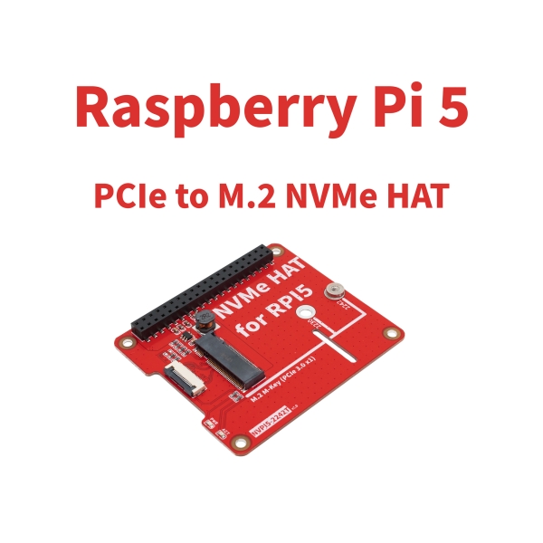Raspberry Pi 5 NVME PCIe HAT For Raspberry Pi 5 NVPI5-2242T 2230 2242 M ...