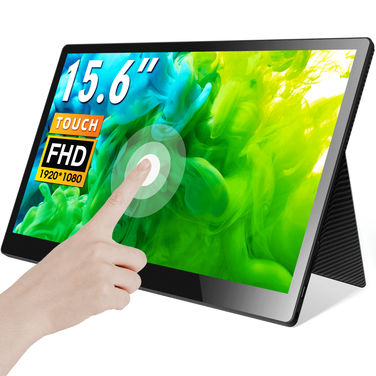 CrowVi 15.6 Inch 1920x1080 HD IPS Portable Monitor with Touchscreen