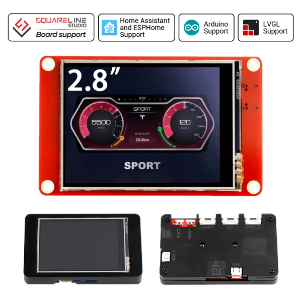ESP32 display-2.8 Inch HMI 240x320 Display SPI TFT LCD Touch Screen ...