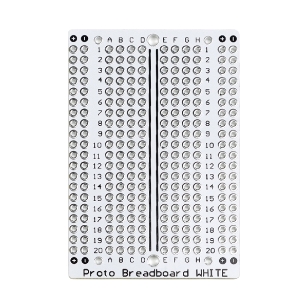 Proto Breadboard 60x40mm White
