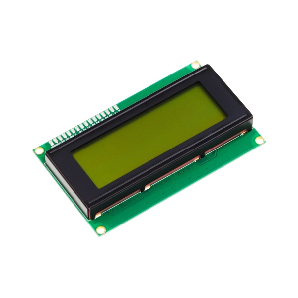 I2C 2004 LCD Module - Yellow Backlight :Elecrow bazaar, Make your ...