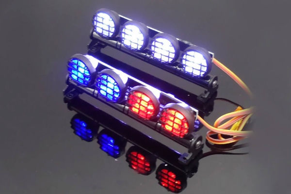 Remote Car Model LED Spotlights Light Bar for 1:10/1:8 RC Model ...
