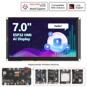 CrowPanel Advance 5.0-HMI ESP32 Intelligent Display 800x480 IPS AI Touch Screen Compatible with ...