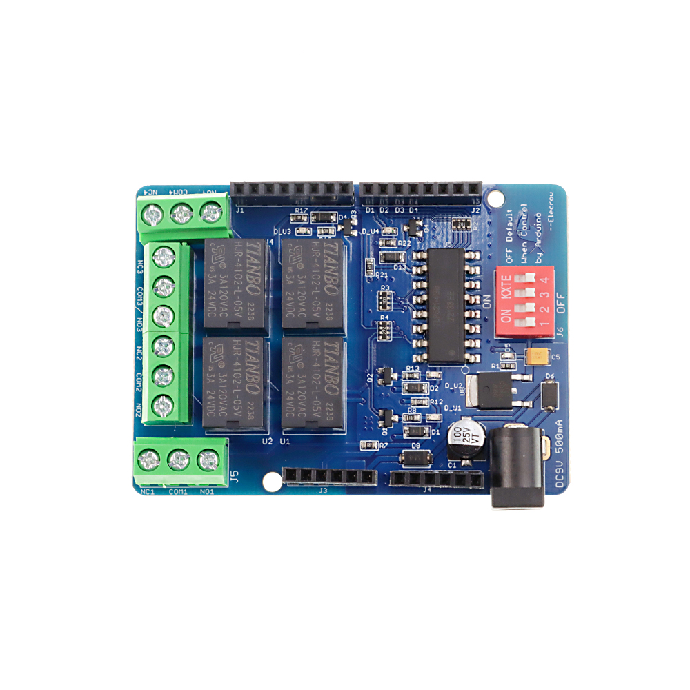 Relay Shield v1.1 Arduino compatible Arduino Shield in elecrow online ...