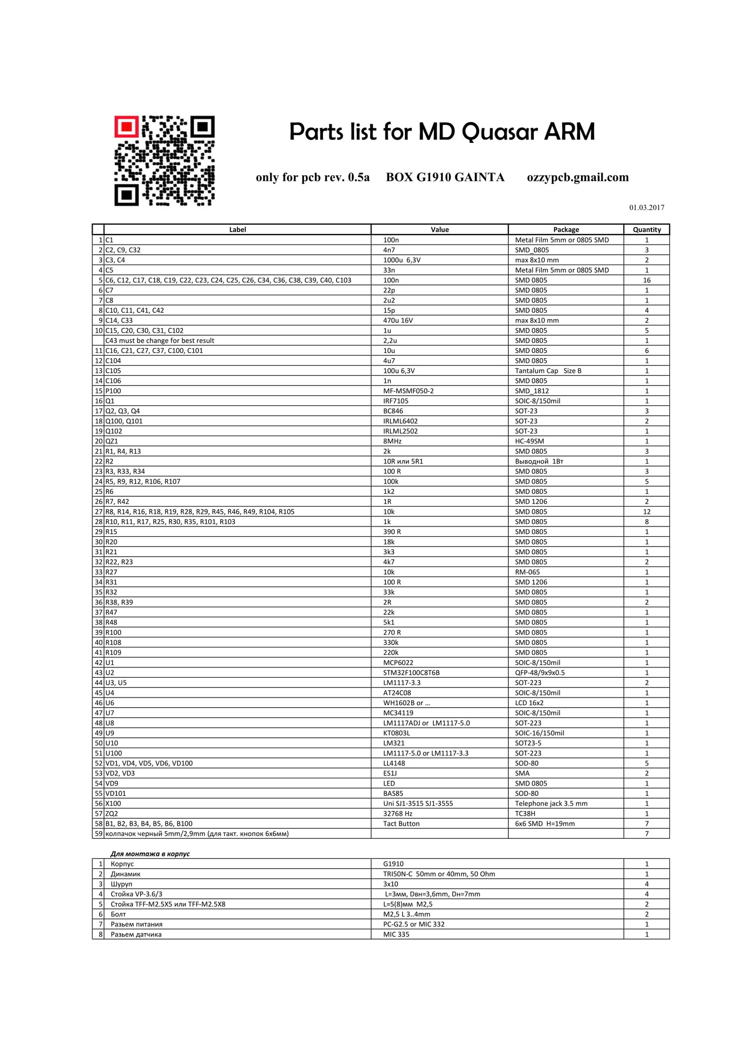 Metal detector Quasar ARM, Металлоискатель Квазар АРМ