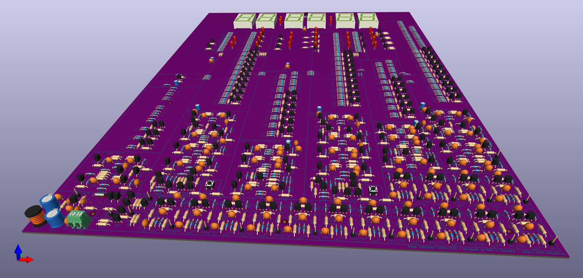 Mega Transistor Clock