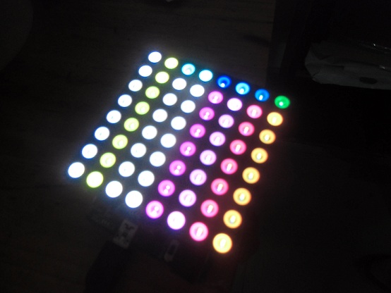 60mm Square 8*8 LED Matrix - Super Bright RGB(CIRCLE-DOT) from MindKits ...