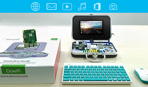 CrowPi- Compact Raspberry Pi Educational Kit