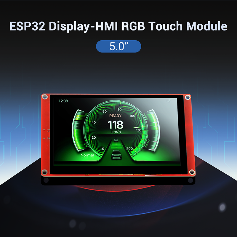 ESP32 display-5.0 Inch HMI Display 800x480 RGB TFT LCD Touch Screen Compatible with Arduino/LVGL