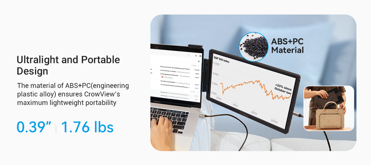 CrowView laptop screen extender | ELecrow