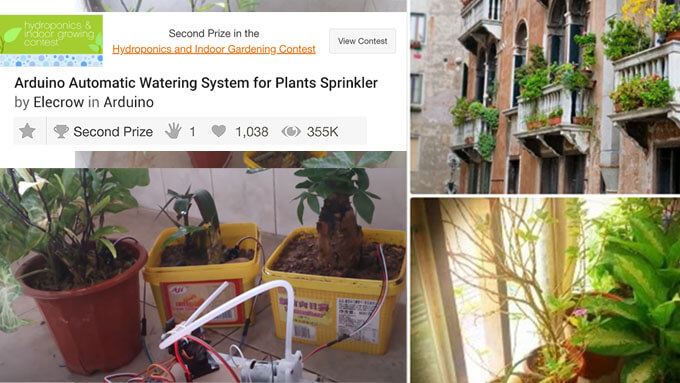 GrowCube - A Smart Plant Self Watering System From Elecrow