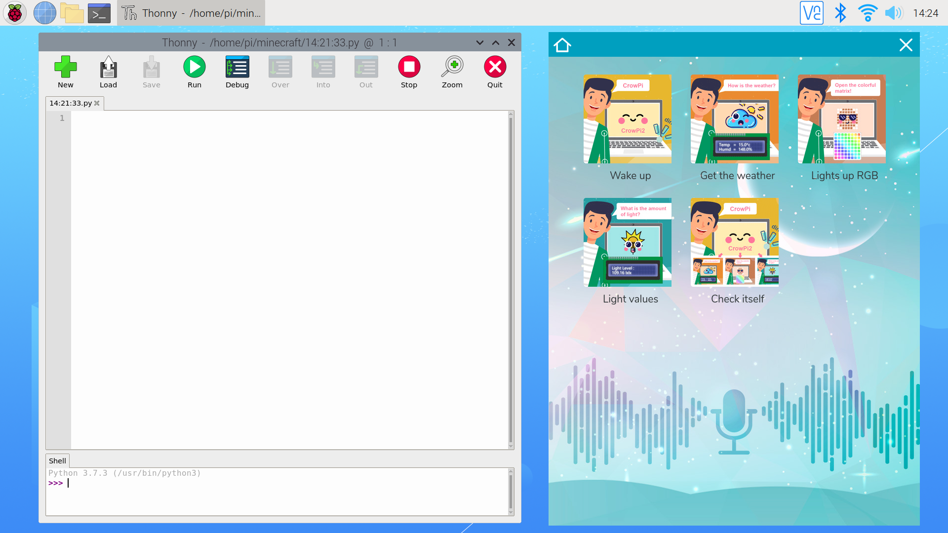 CrowPi2 is a Raspberry PI Notebook designed for education to learn ...