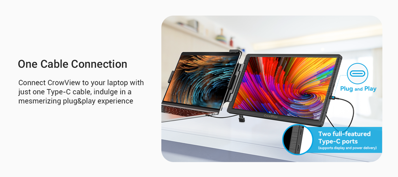 CrowView laptop screen extender | ELecrow