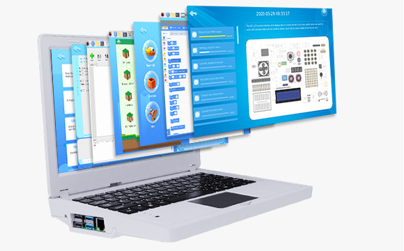 CrowPi2 is a Raspberry PI Notebook designed for education to learn ...