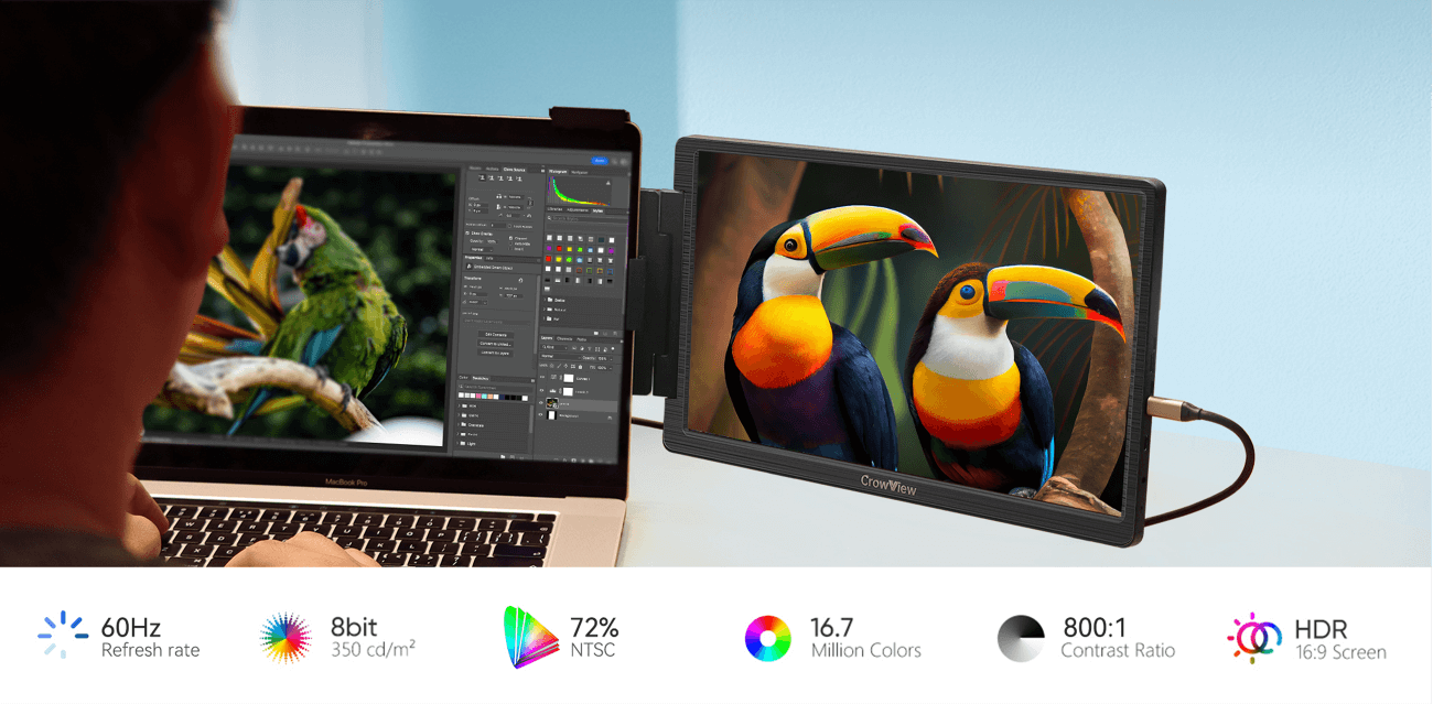 CrowView laptop screen extender | ELecrow