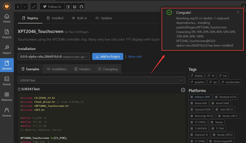 4.3 inch ESP32 Display PlatformIO Tutorial - Elecrow Wiki