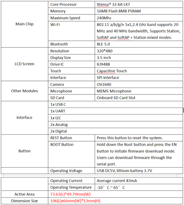 ESP Terminal with 3.5inch SPI Capacitive Touch Display - Elecrow Wiki